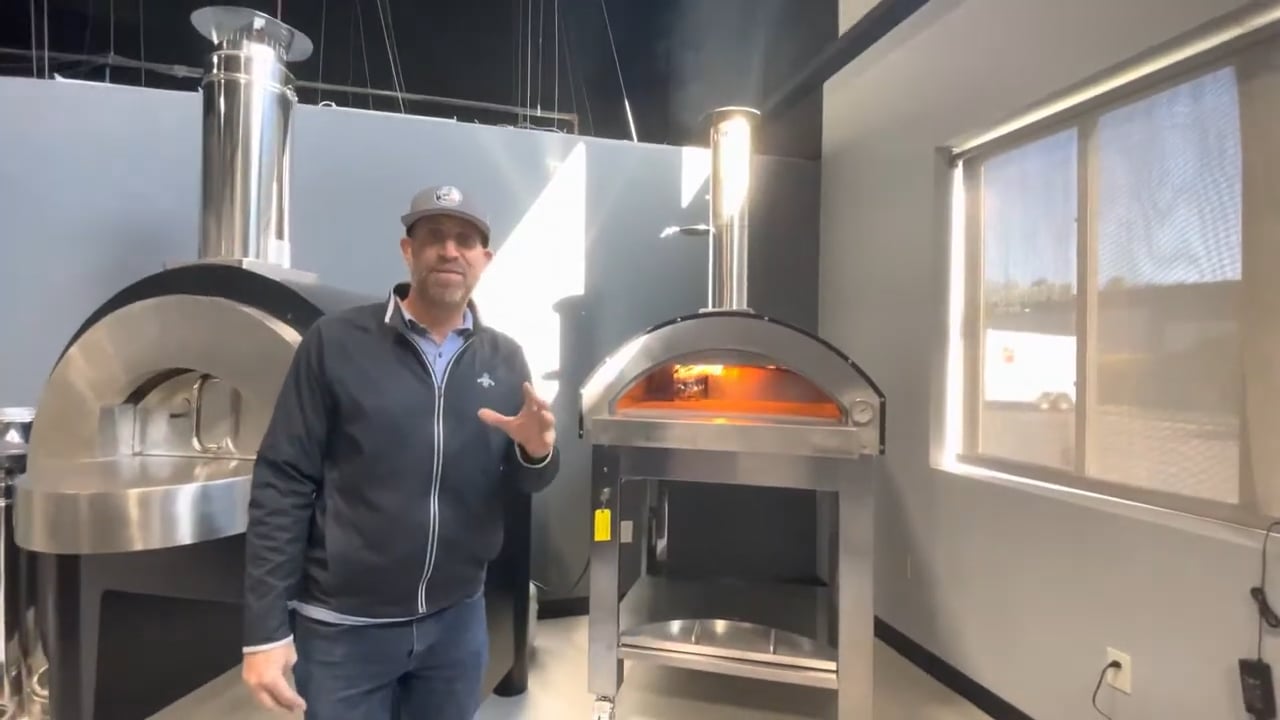 ilFornino Gas Fired Pizza Ovens- Real Rolling Flame on Vimeo