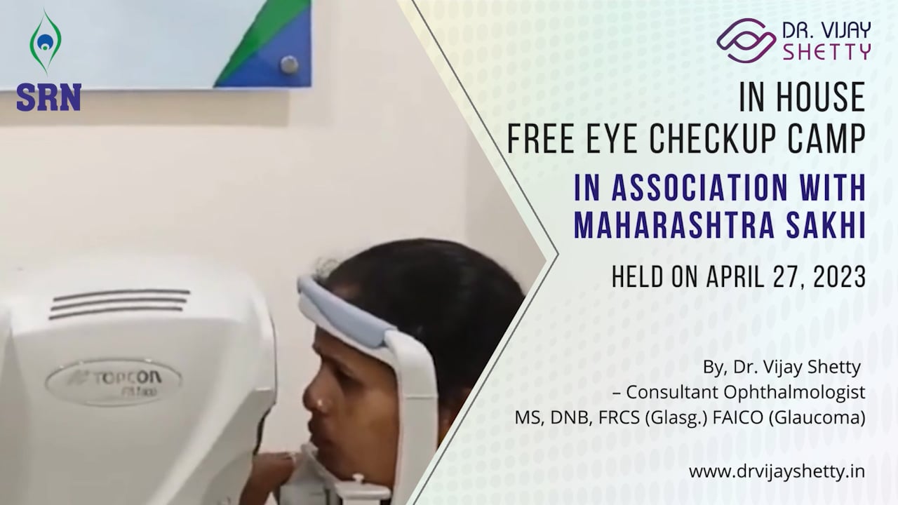 Dr vijay shetty free eye check up campaign in association with ...