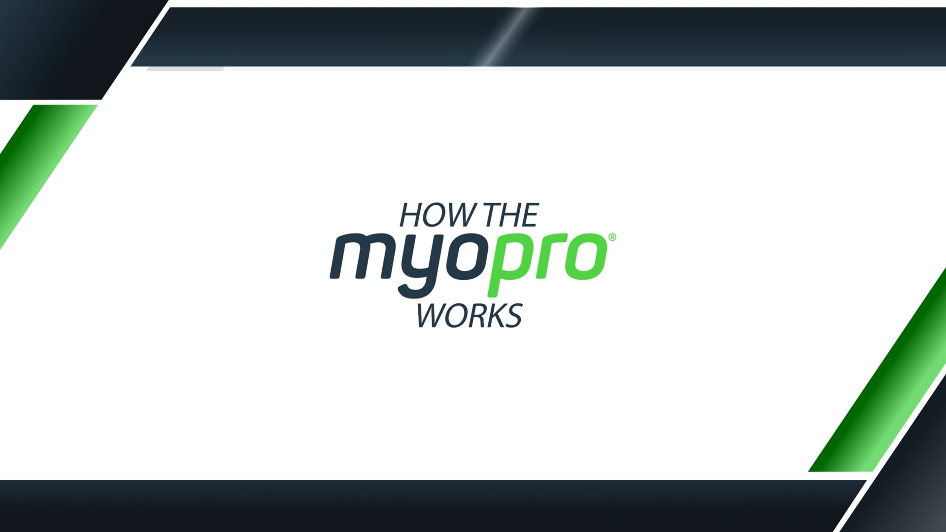 How the MyoPro Works