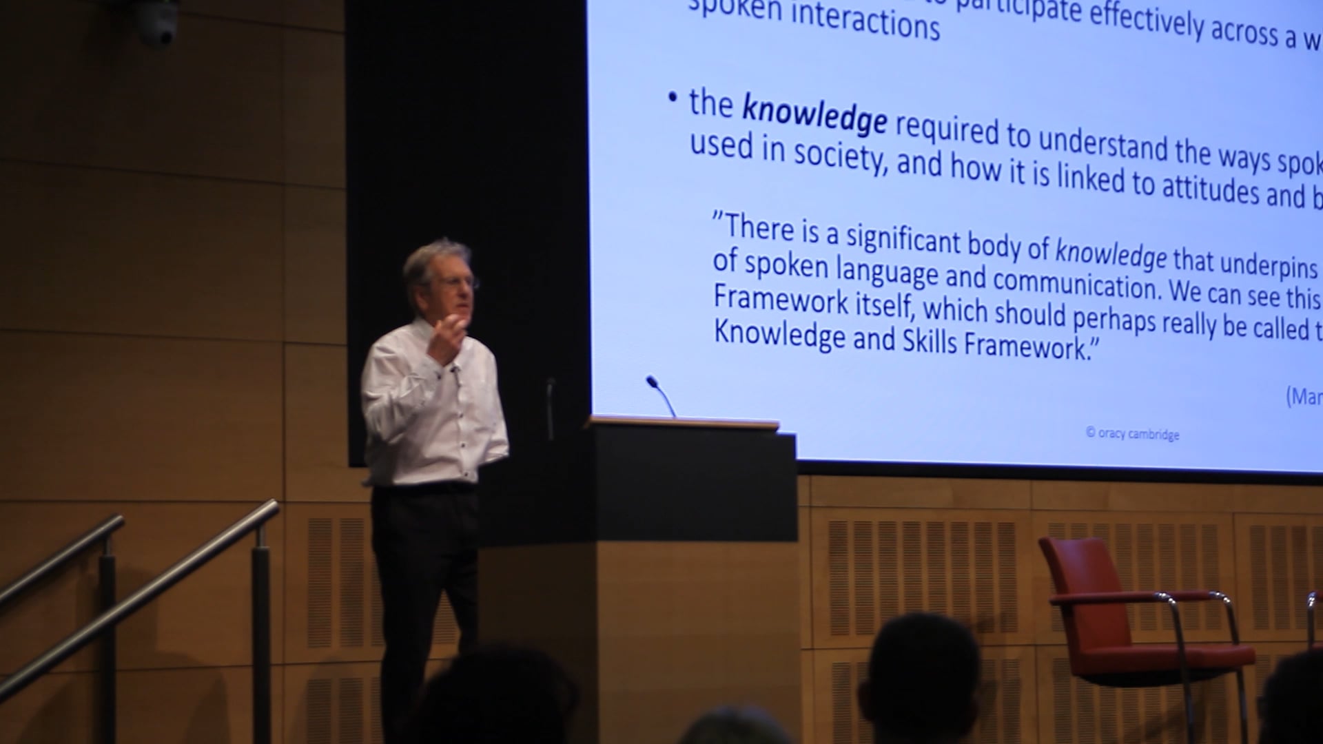 Neil Mercer at Voice 21 Unheard Voices, Lost Potential on Vimeo