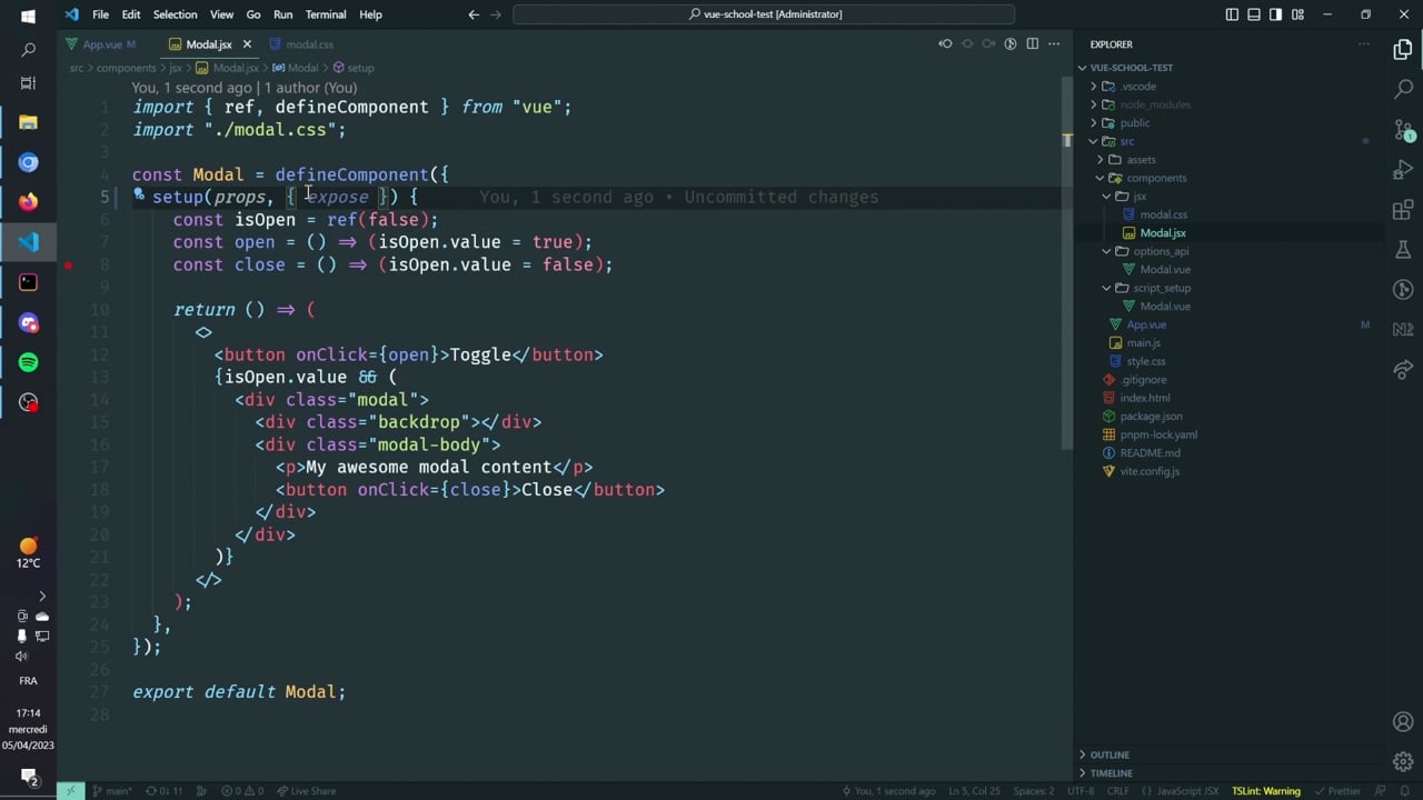 Use expose With JSX Use expose With JSX