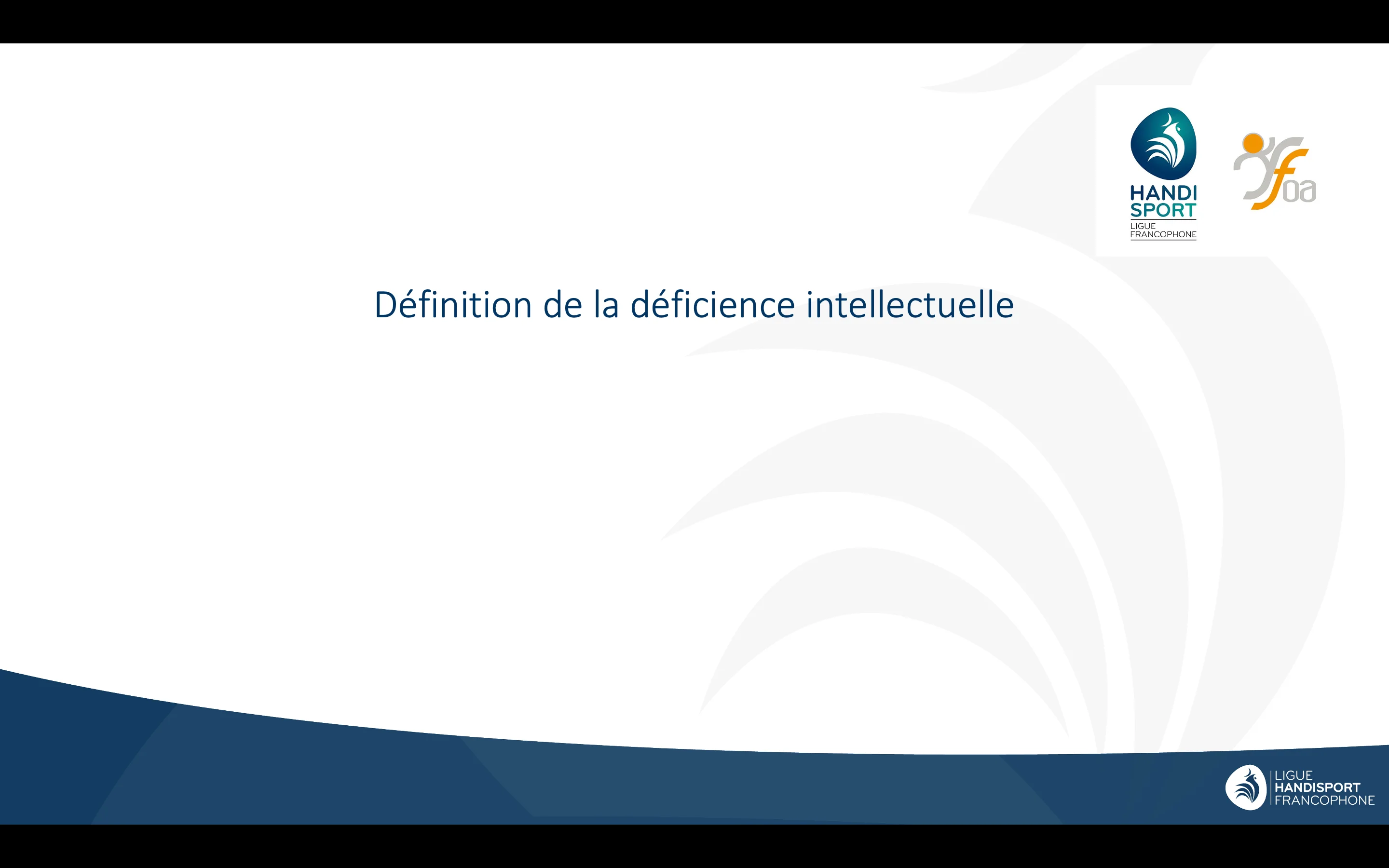 Section 2 - Définition de la déficience intellectuelle on Vimeo