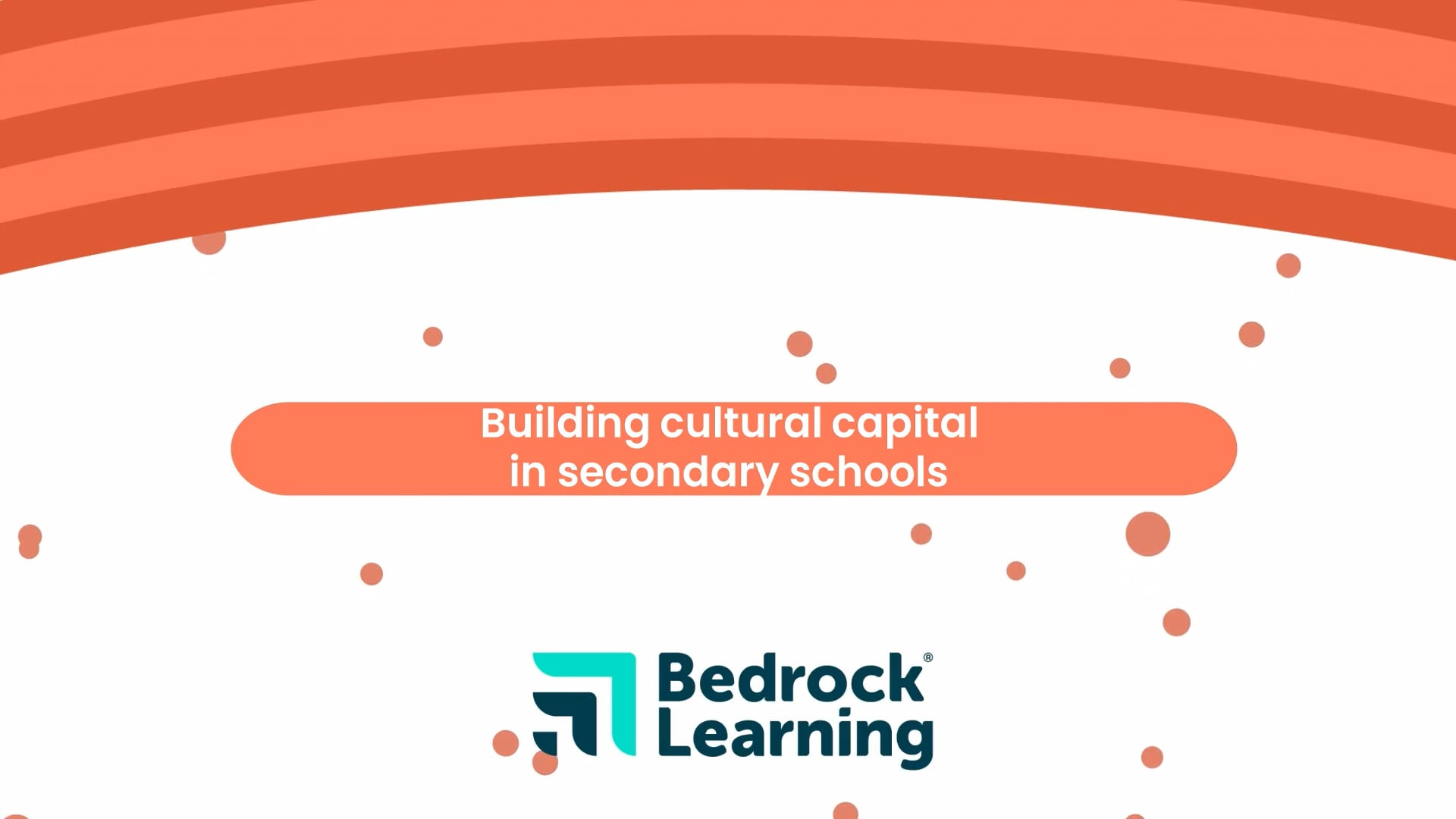 Bedrock Learning: Building cultural capital in secondary schools on Vimeo