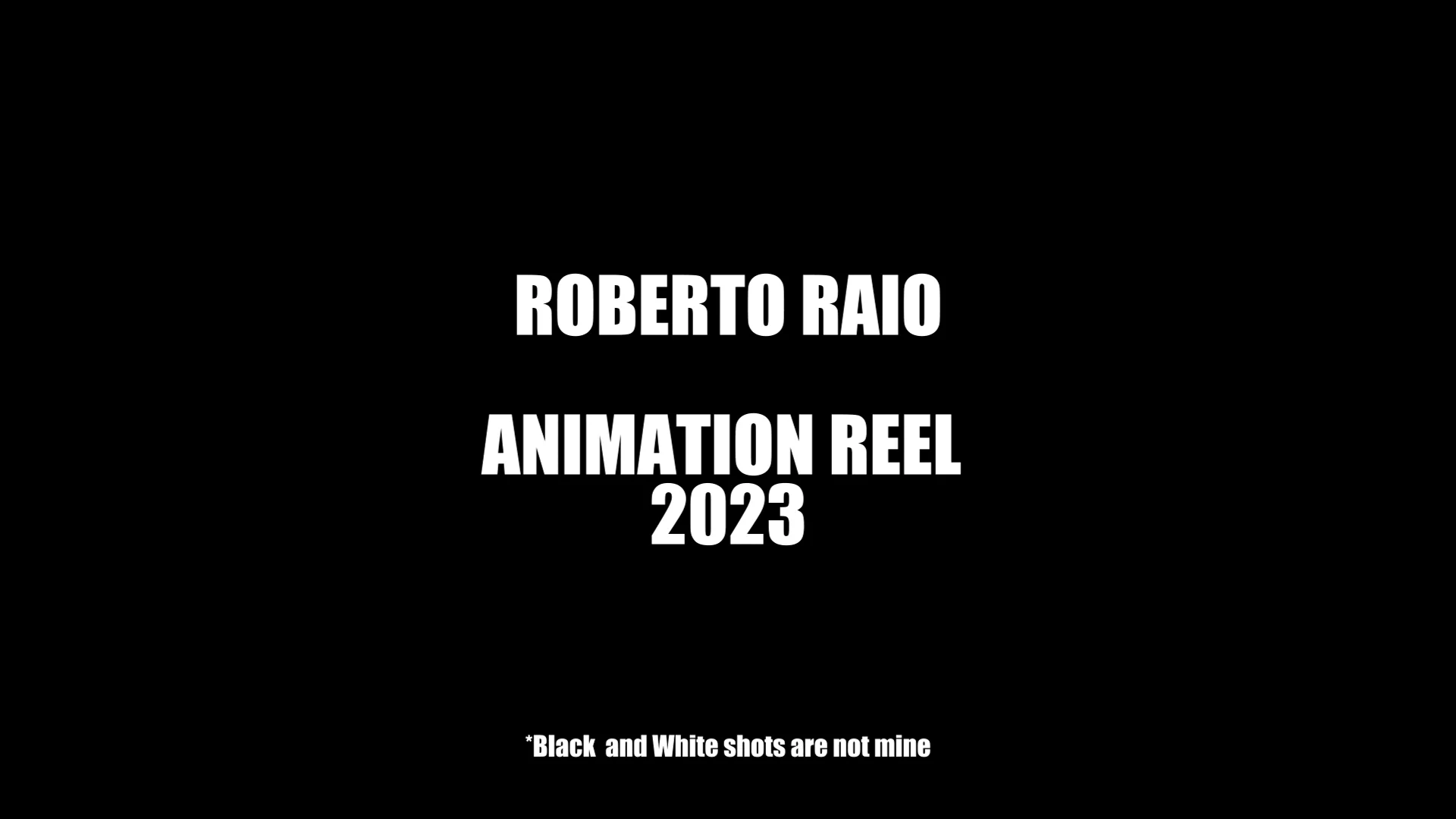 Roberto Raio Animation Reel 2023 on Vimeo