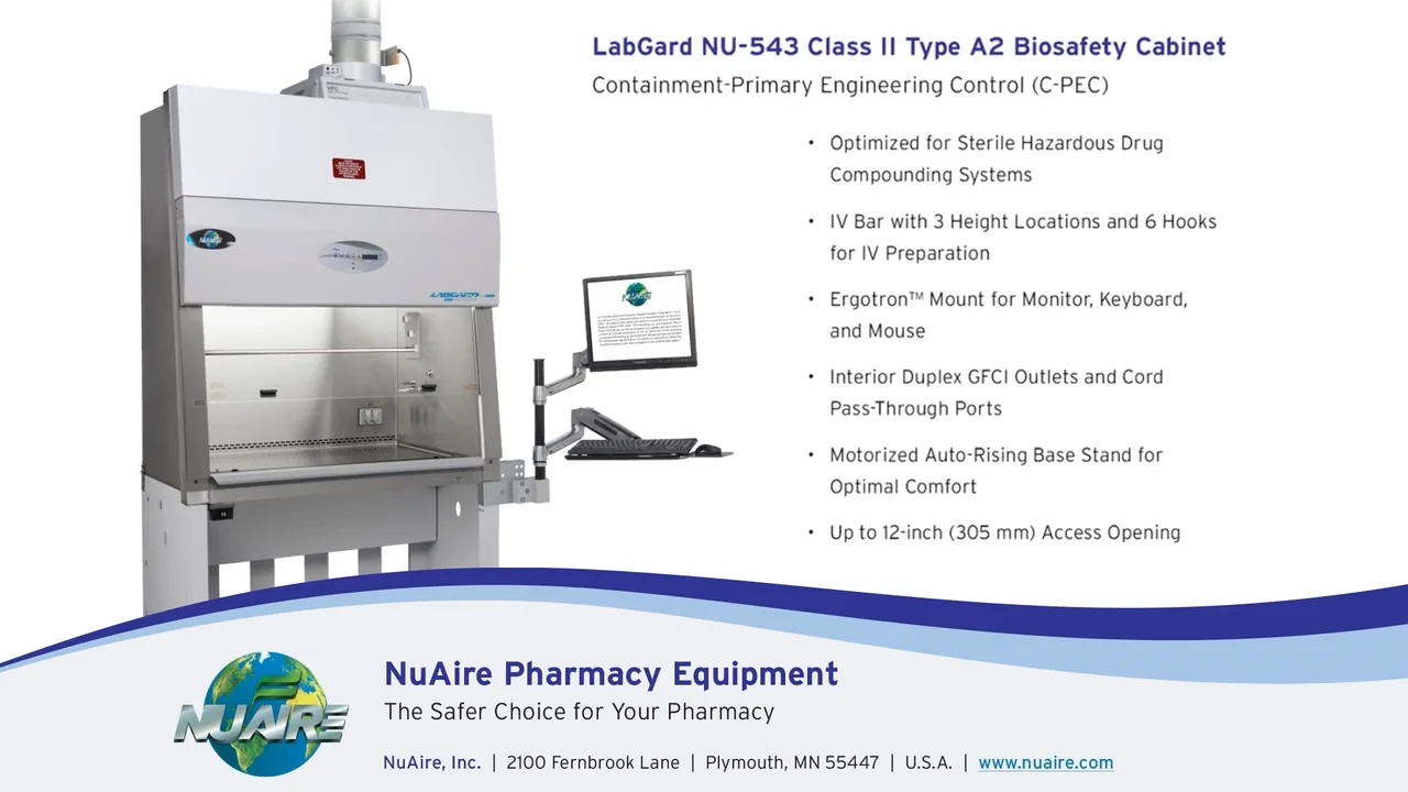 NuAire | Medication Workflow | Pharmacy Platinum Pages 2023 on Vimeo