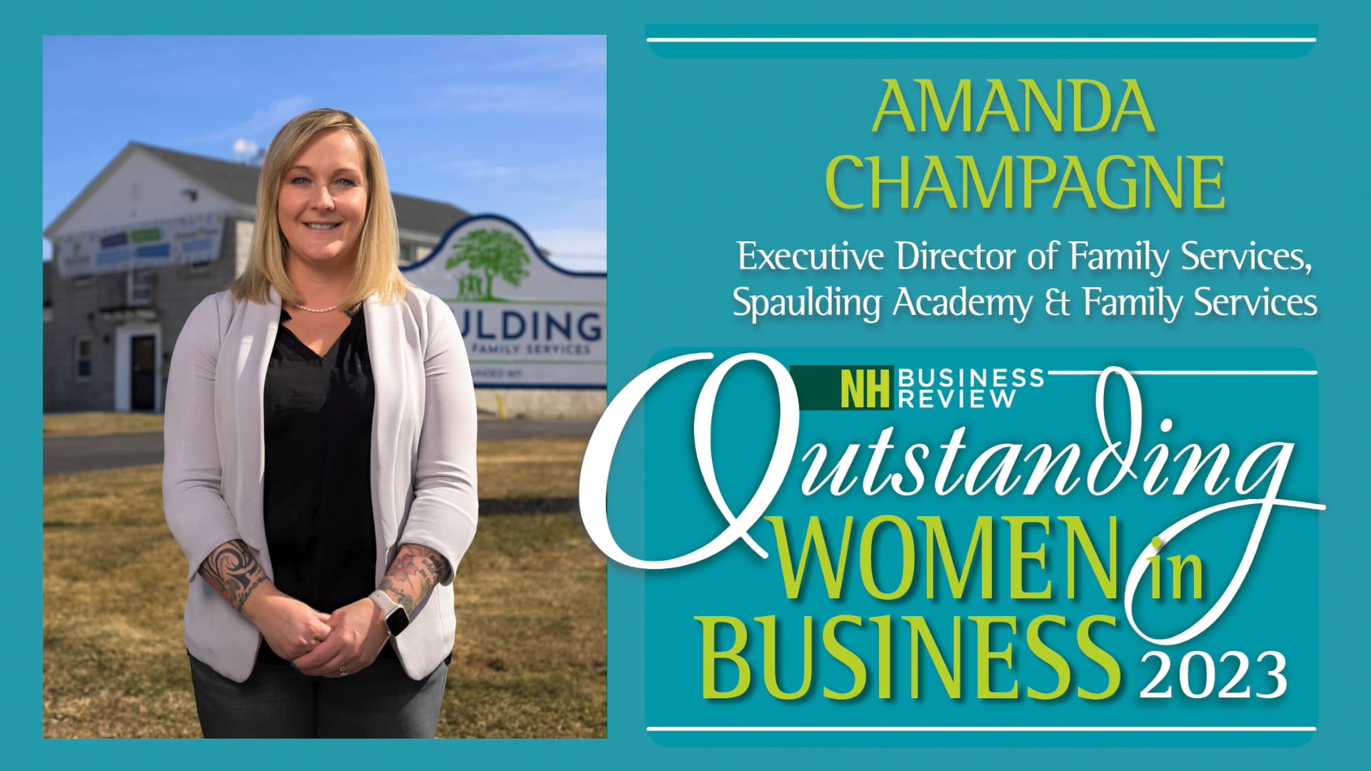 Outstanding Women in Business 2023 - Amanda Champagne by Yankee Custom ...