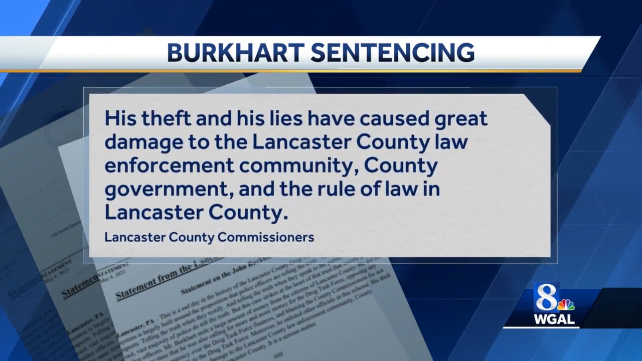Former head of Lancaster County Drug Task Force sentenced for theft ...