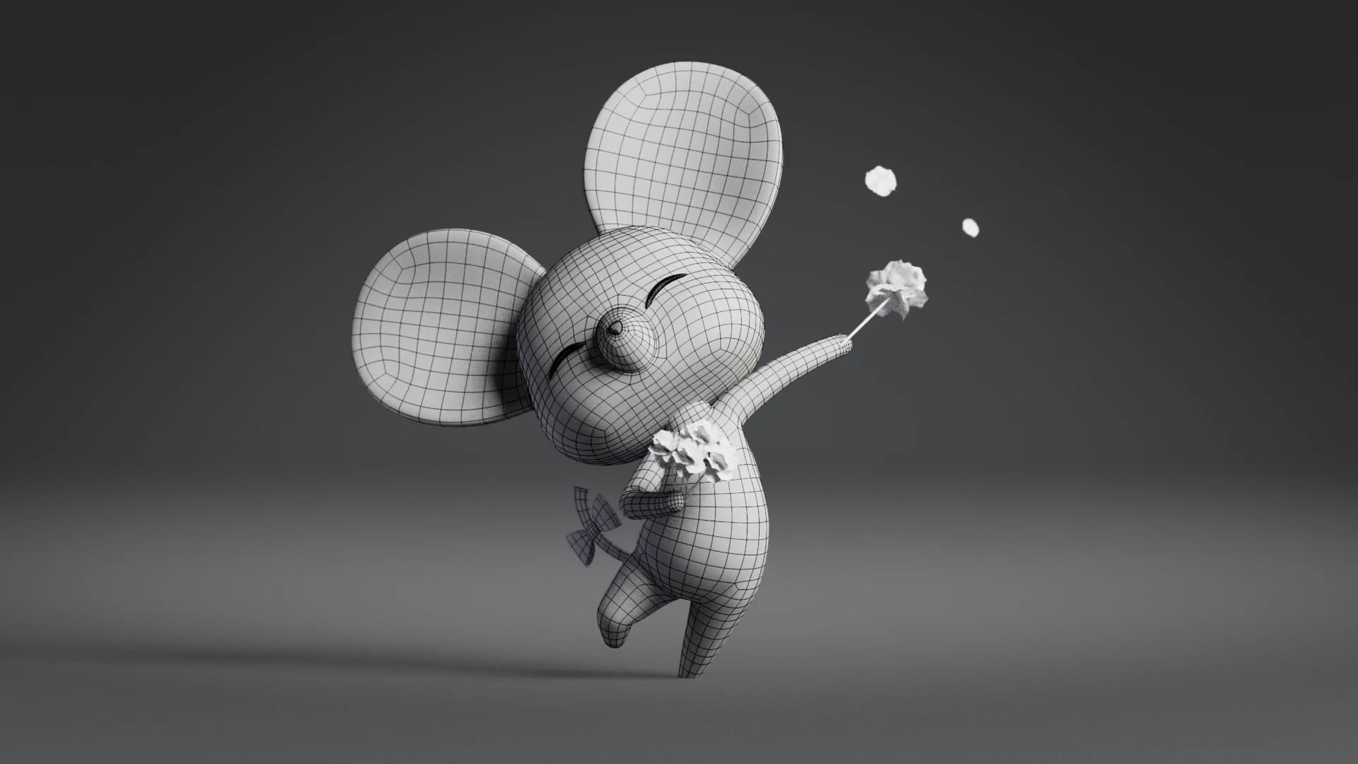 peloteflowerposeturn-wireframe on Vimeo