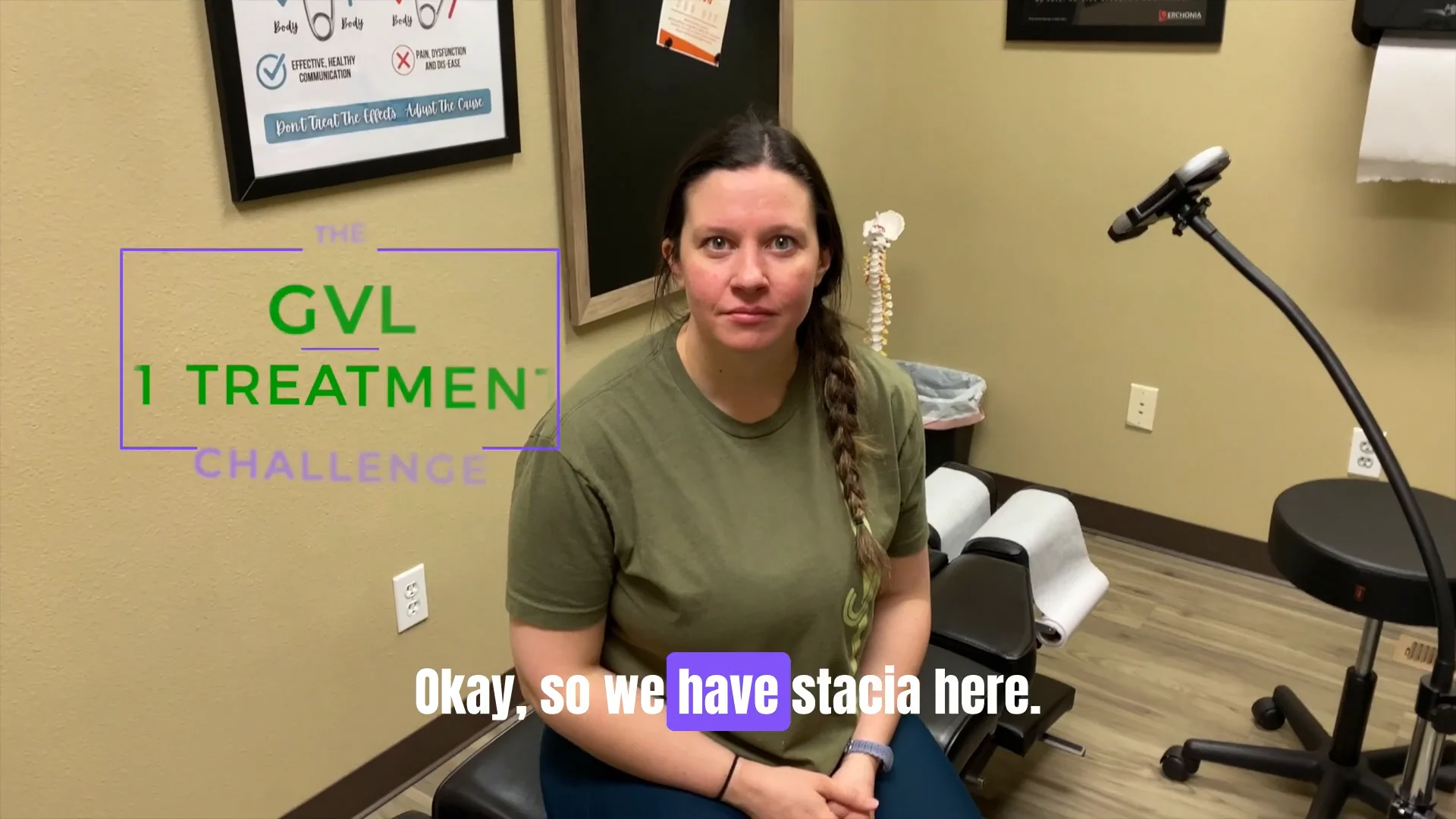 Stacia with Erchonia GVL Laser 1 Treatment Challenge! Neck/shoulder ...