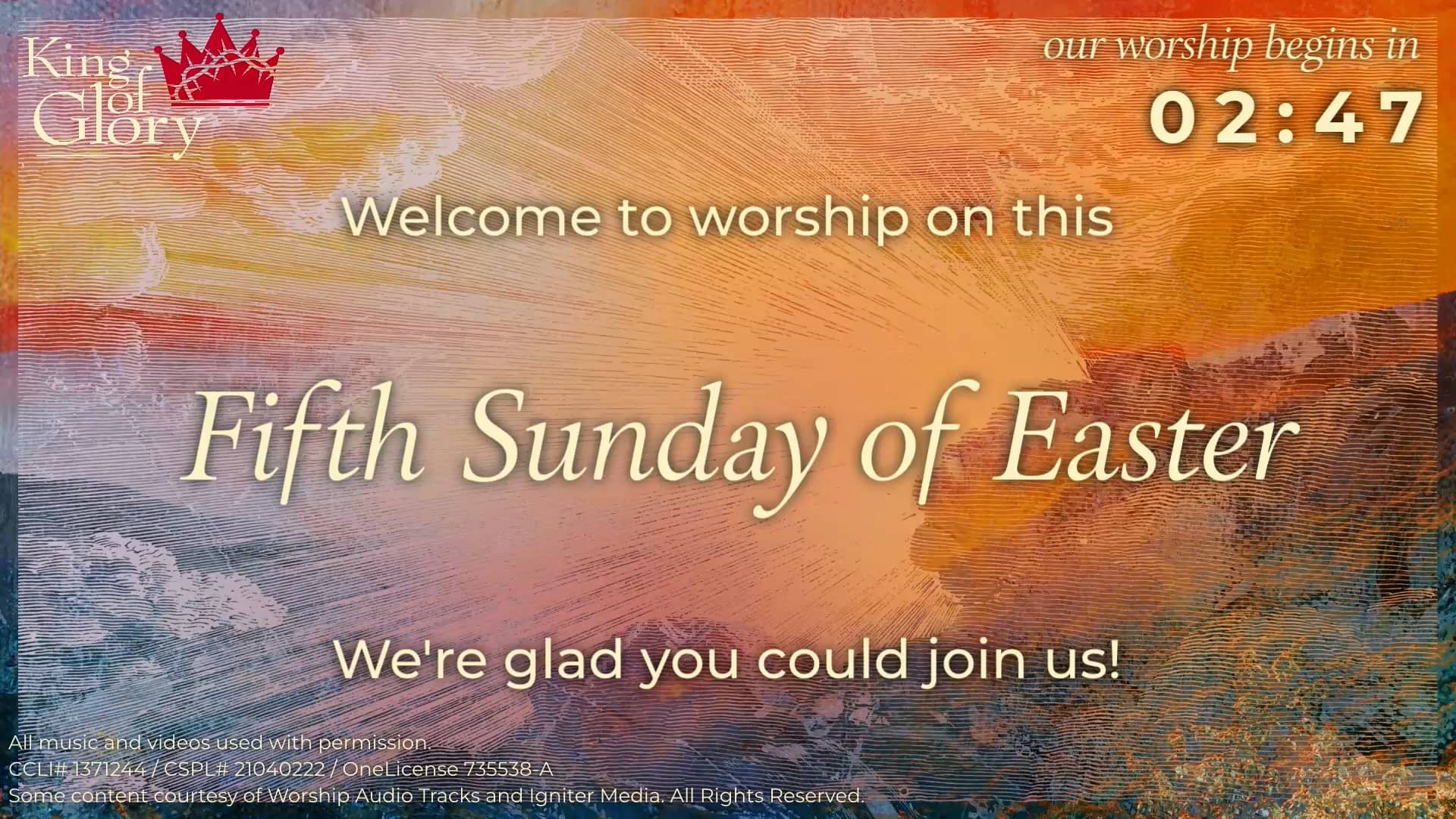 2023.05.07 | Worship on The Fifth Sunday of Easter on Vimeo
