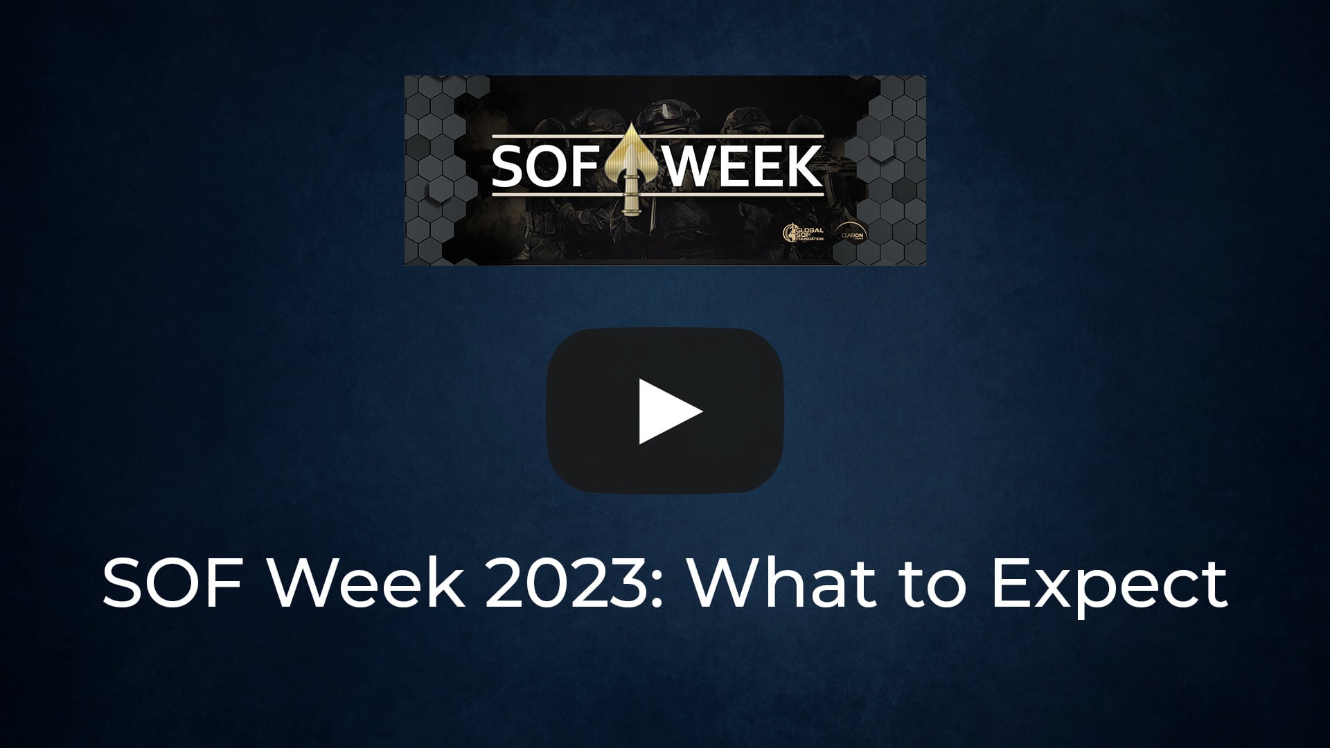Introduction to SOF Week 2023 on Vimeo