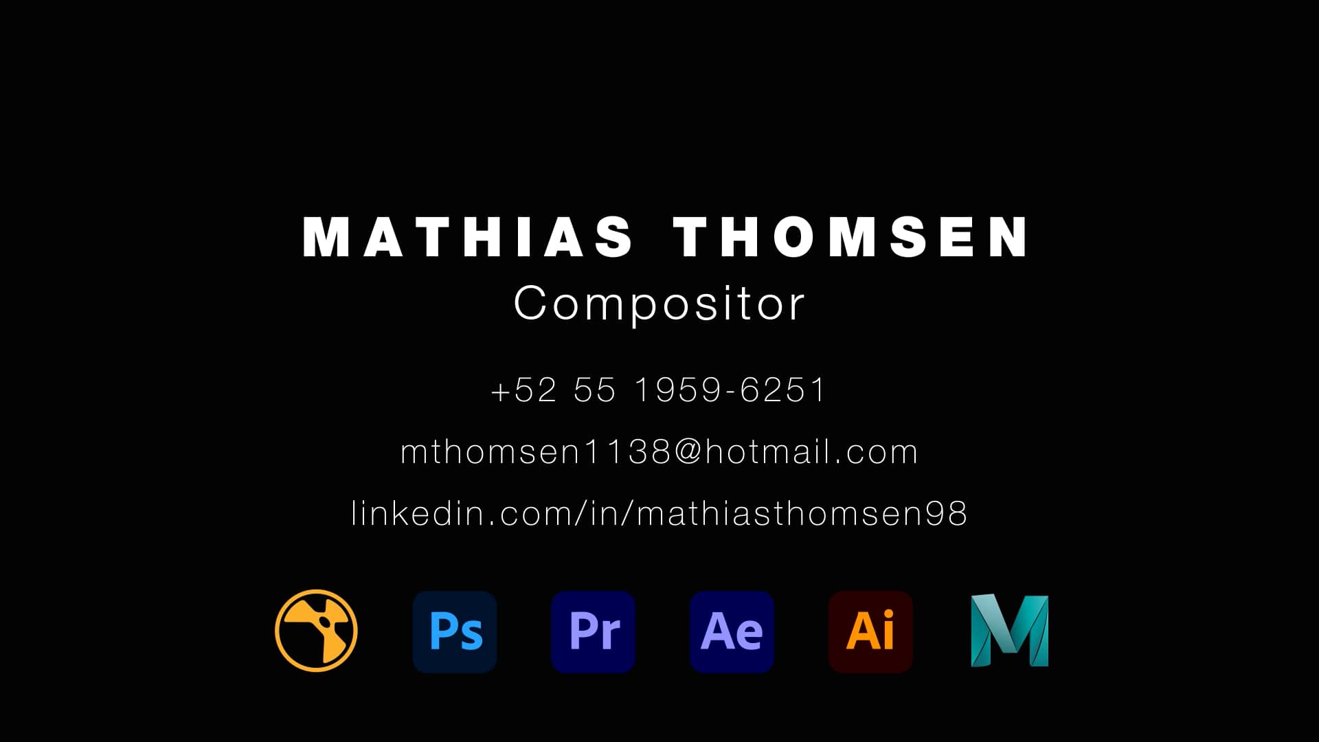 Mathias Thomsen Demo Reel - June 2023 on Vimeo