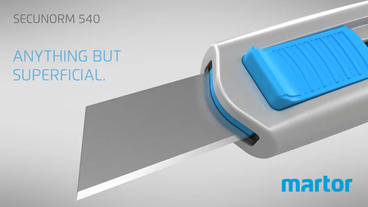 MARTOR SECUNORM 540 Safety knife on Vimeo