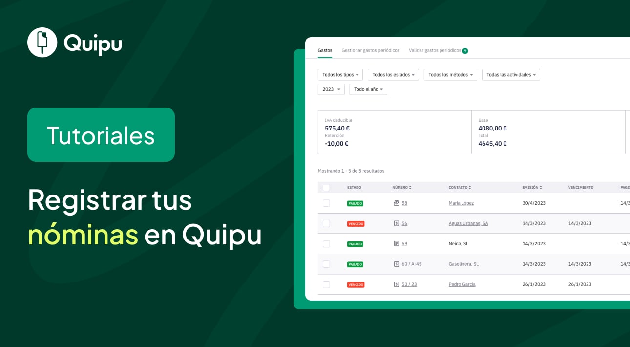 Tutoriales | 2.3. Registrar nóminas on Vimeo