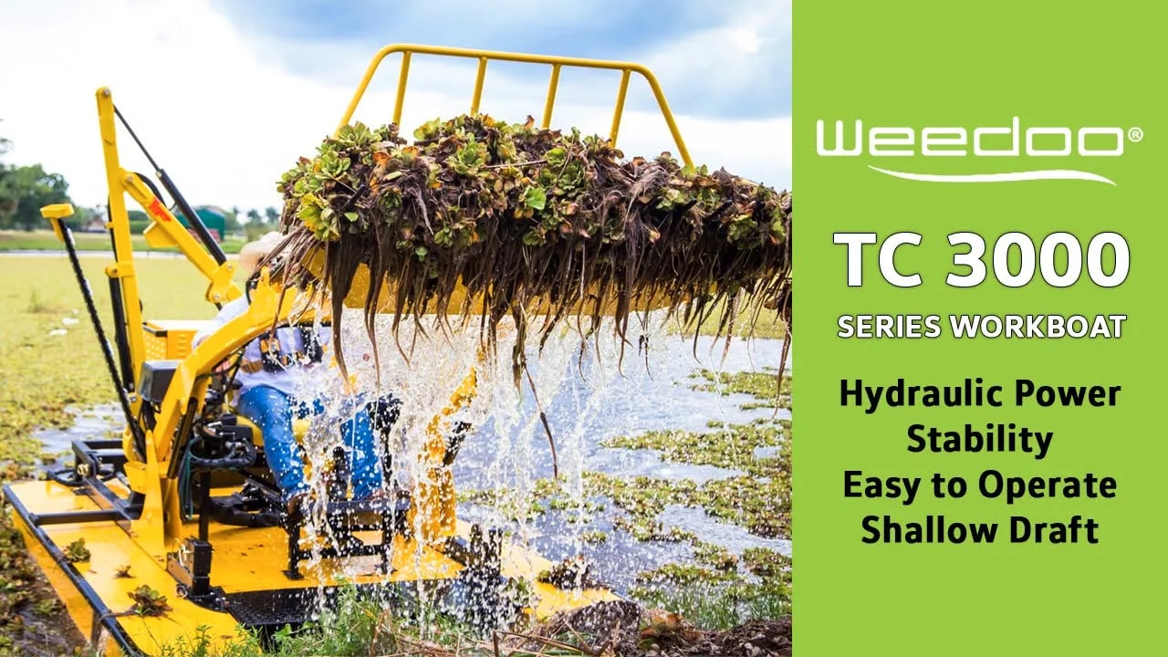 Best Weed Cutter - Weedoo TC 3000 Series Workboat ｜ Aquatic Weed ...