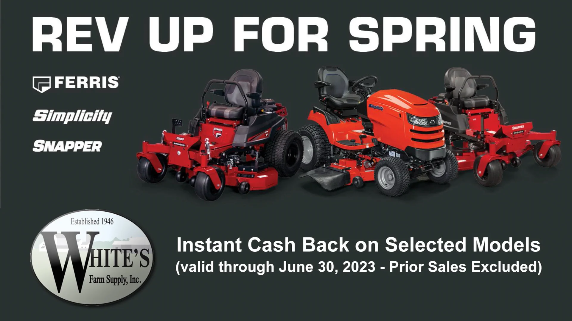 Ferris, Simplicity & Snapper Mower Special on Vimeo