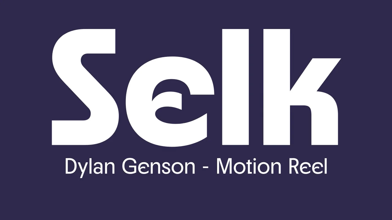 Dylan Genson - Motion Reel on Vimeo