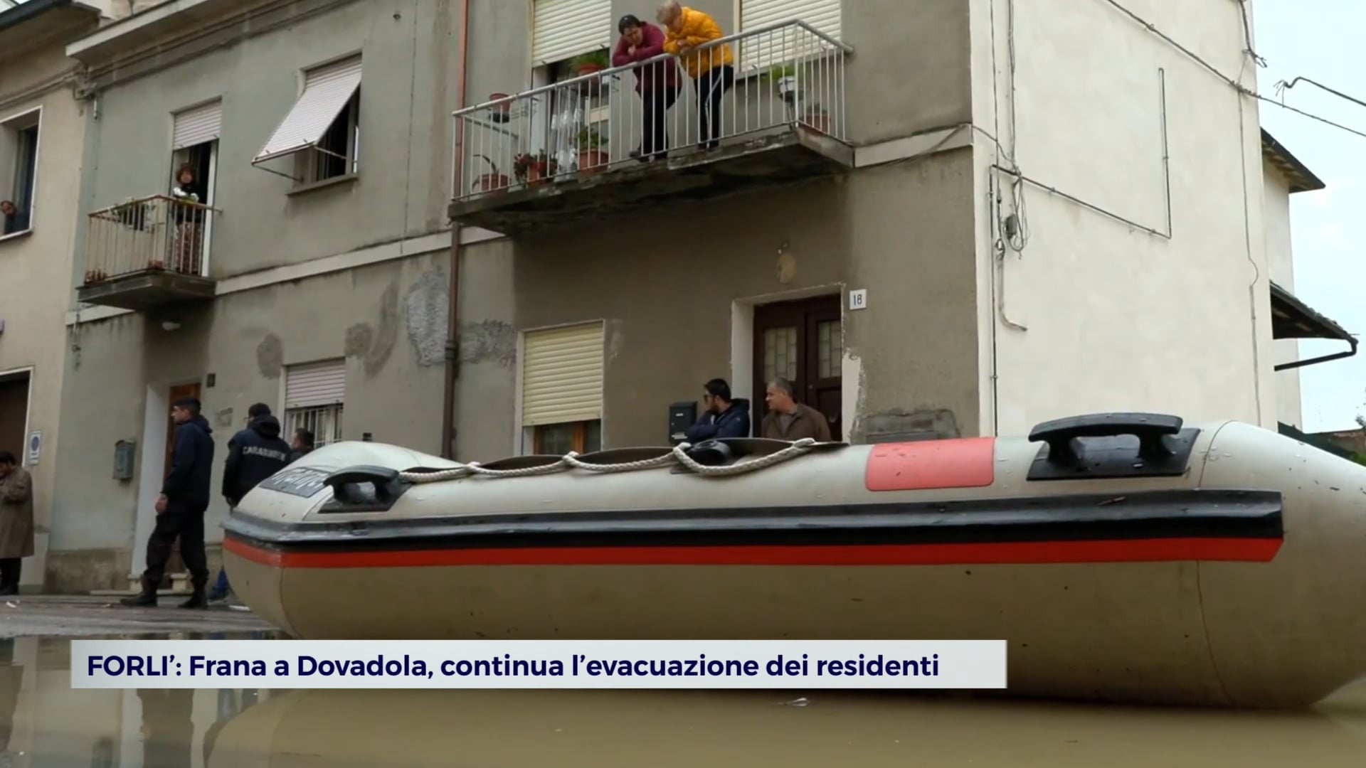 FORLI’: Frana a Dovadola, continua l’evacuazione dei residenti | VIDEO ...