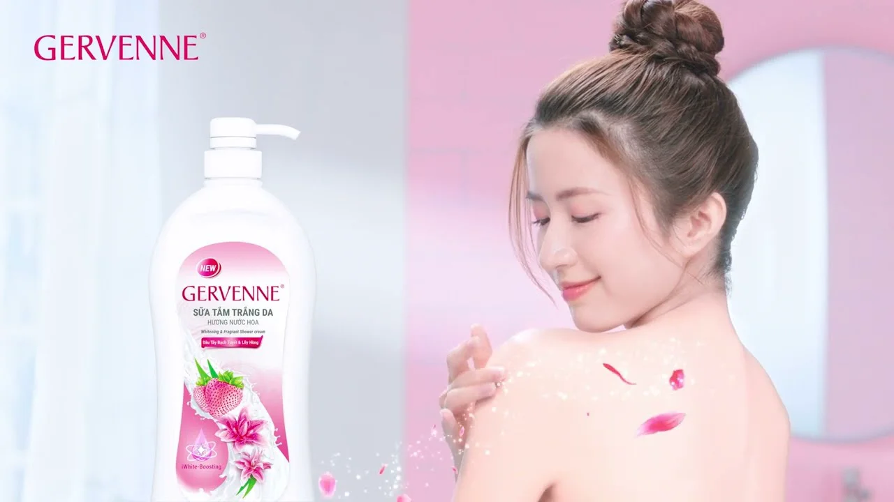 GERVENNE MỚI - SỮA TẮM GIÚP BẠN TRẮNG THƠM MỊN MÀNG, NÉT RIÊNG TỎA SÁNG ...