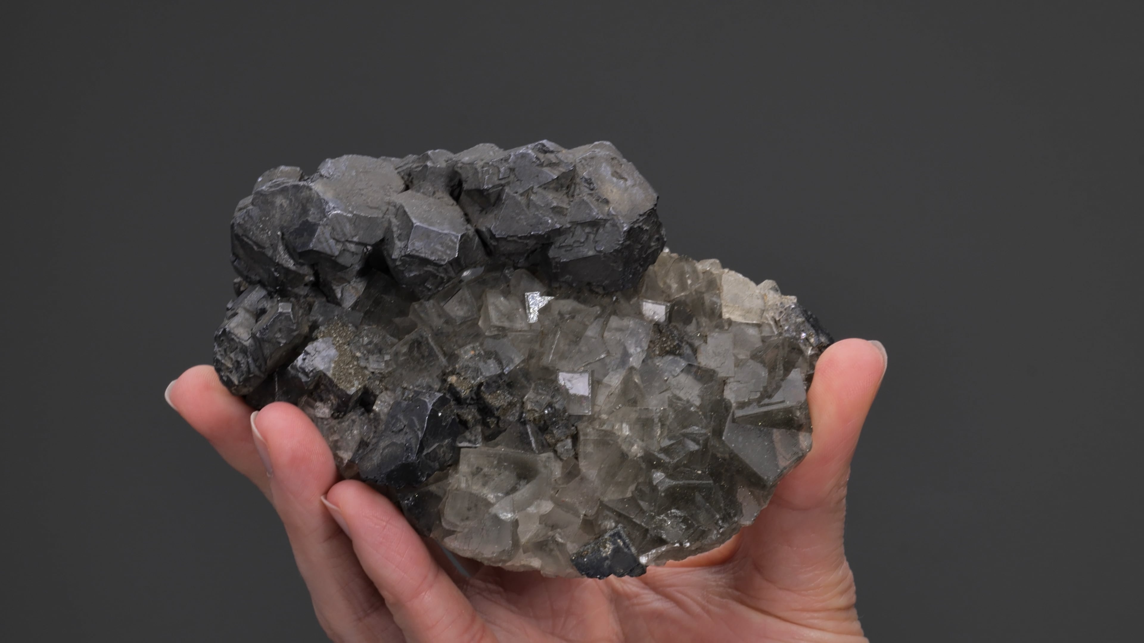CC29617 Galena and Pyrite, Ashover, Derbyshire on Vimeo