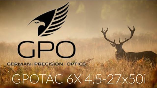 GPO Optics GPOTAC 6X 4.5-27x50i unboxing and introduction - Airgun101