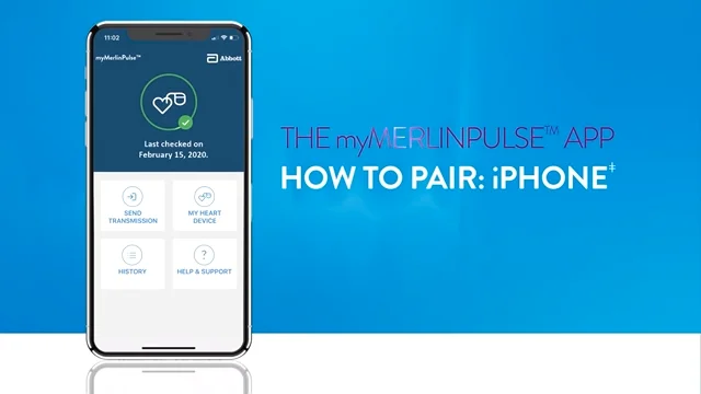 2. b) Jumelage iPhone.Neutrino MyMerlinPulse App-Français