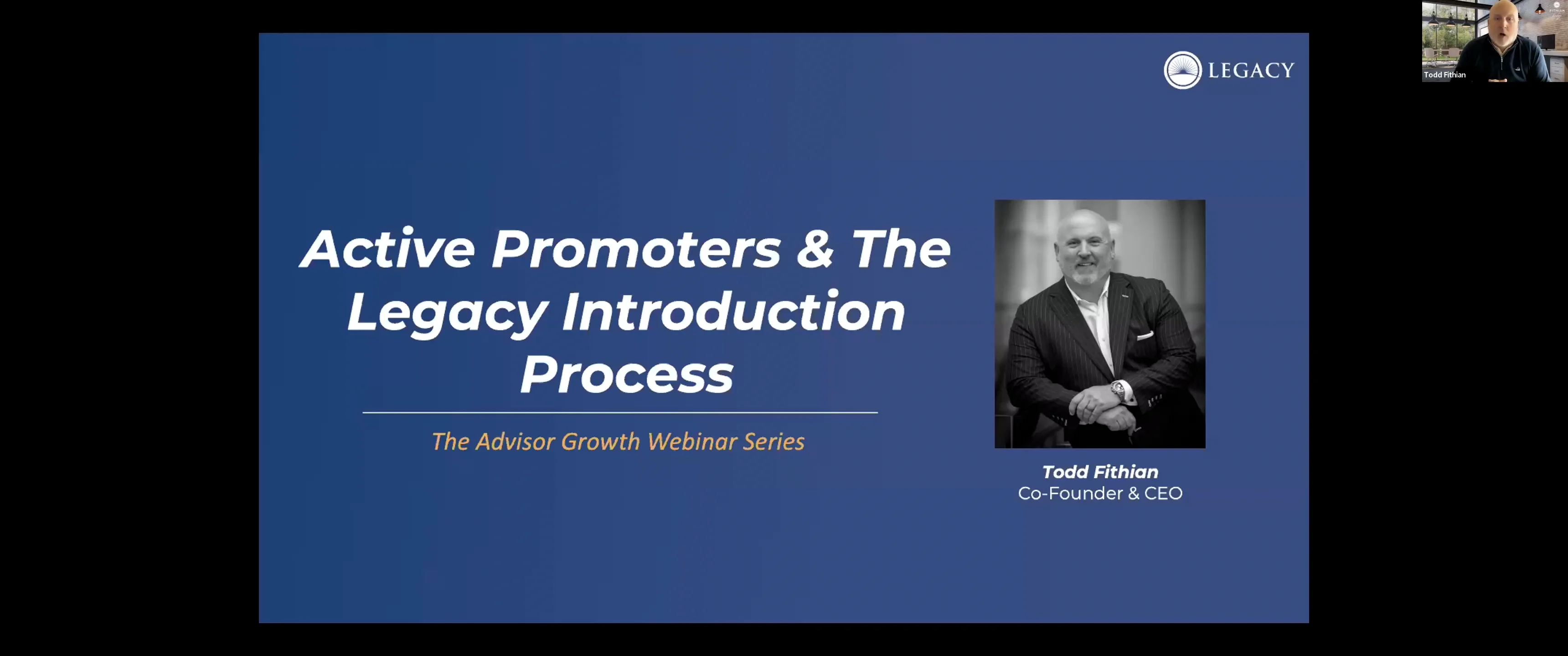 Active Promoters & The Legacy Introduction Process on Vimeo