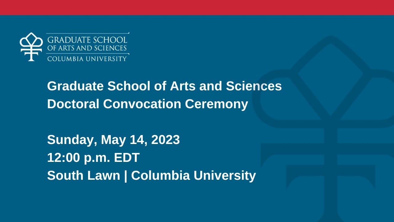 Graduate School of Art and Sciences PhD Ceremony Class of 2023 on Vimeo
