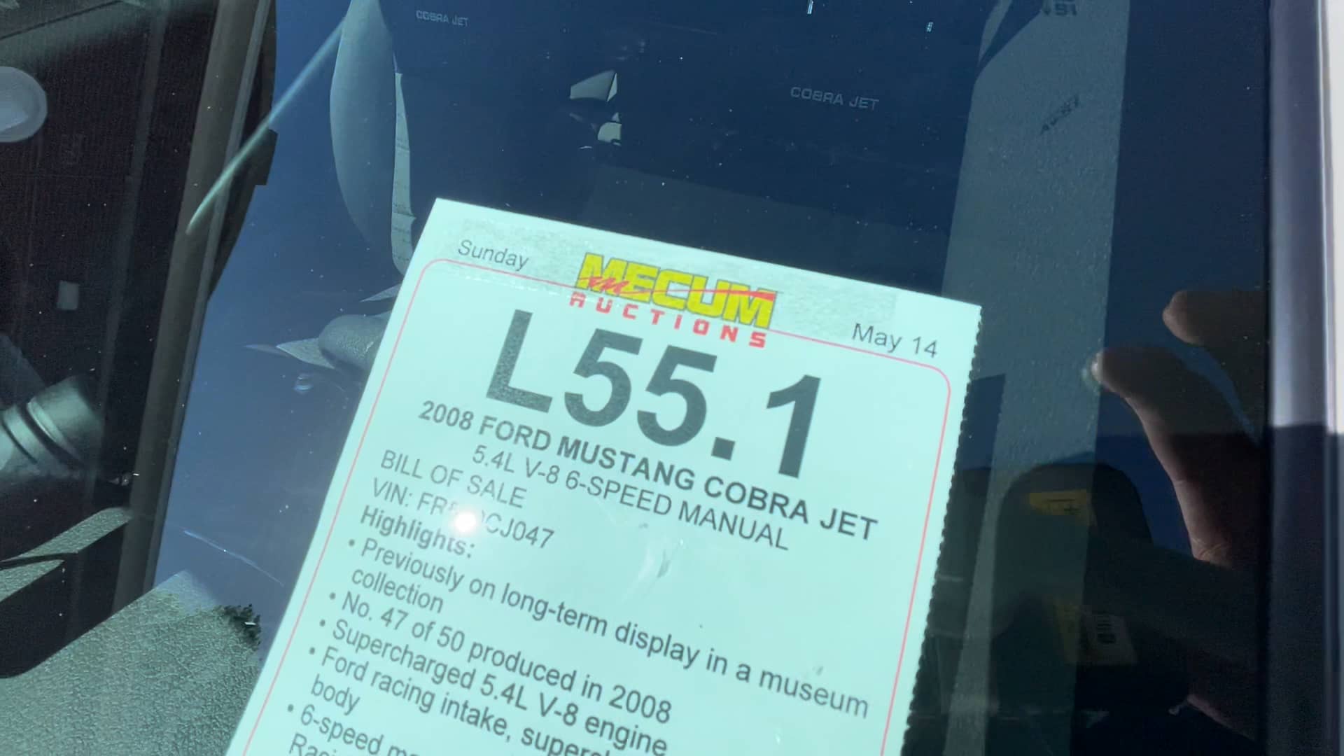 L55.1 2008 Ford Mustang Cobra Jet on Vimeo