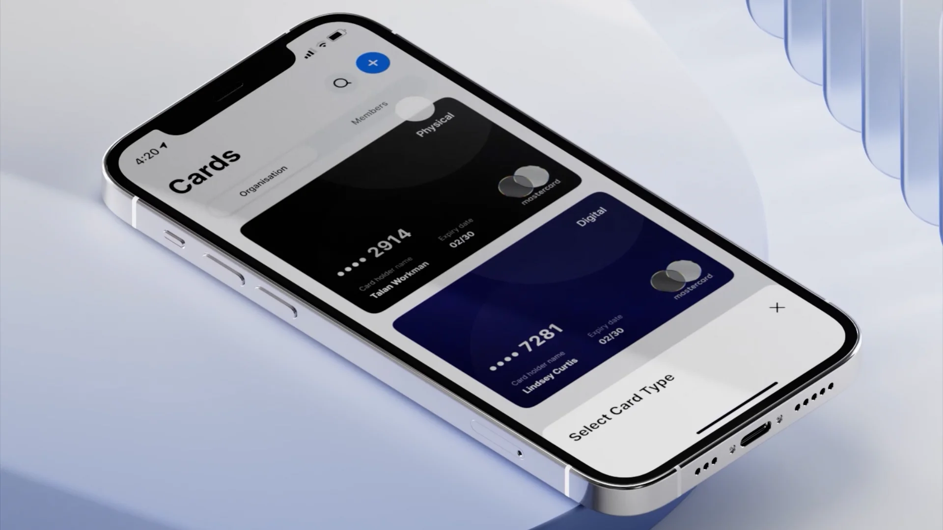 Card Order Flow - Fintech APP on Vimeo