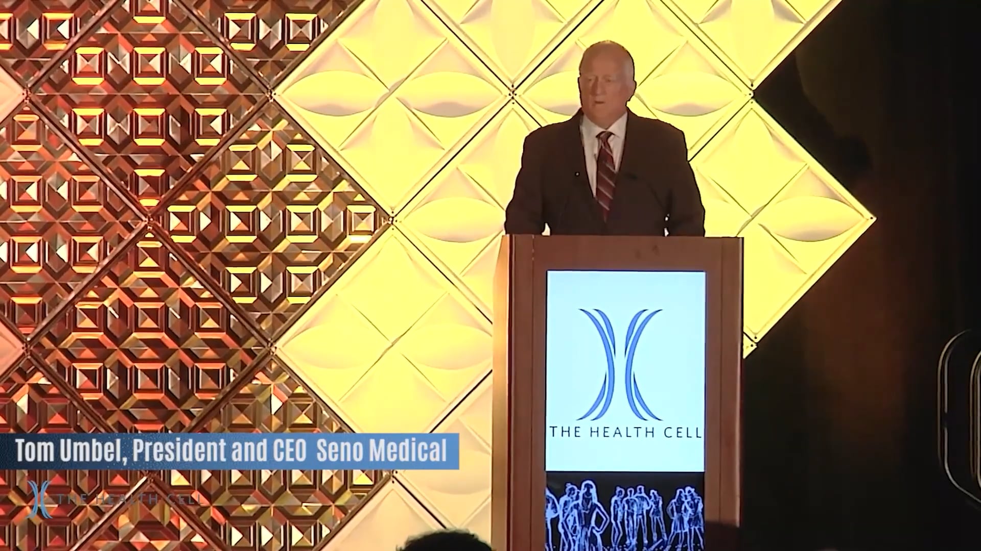 Tom Umbel, Seno Medical, at The Health Cell's 2022 State of the ...