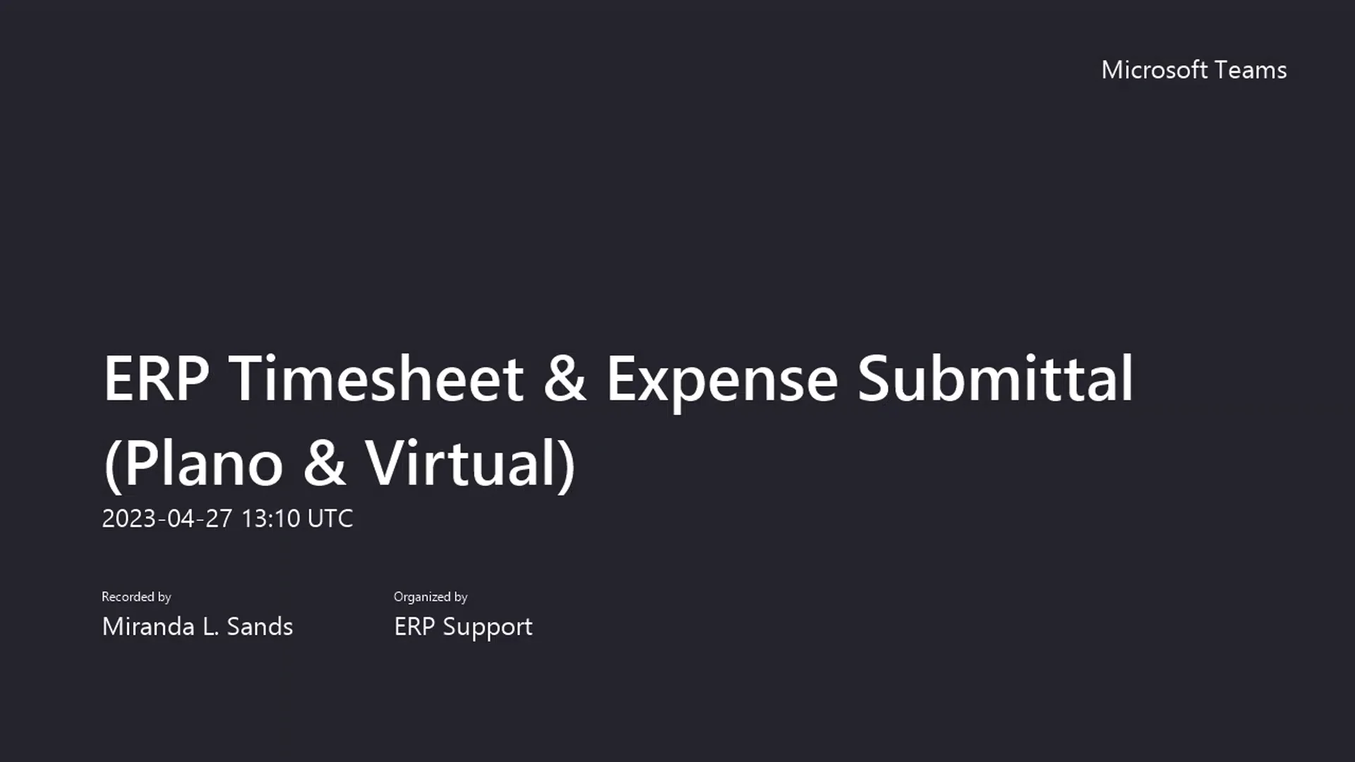 ERP Timesheet & Expense Submittal (Plano & Virtual)-20230427_-Meeting ...