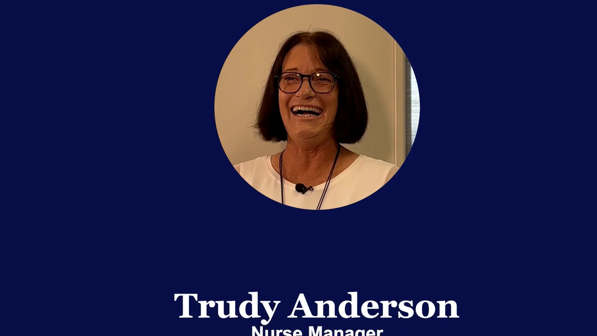 Spotlight on - Trudy Anderson, Nurse Manager on Vimeo