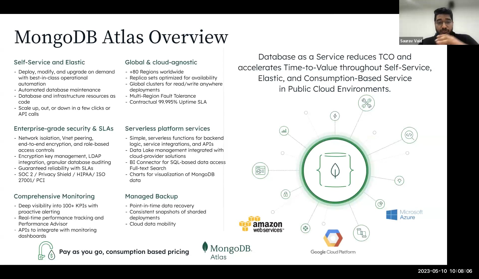 Best Pracitces of using MongoDB Atlas on Multi Cloud on Vimeo