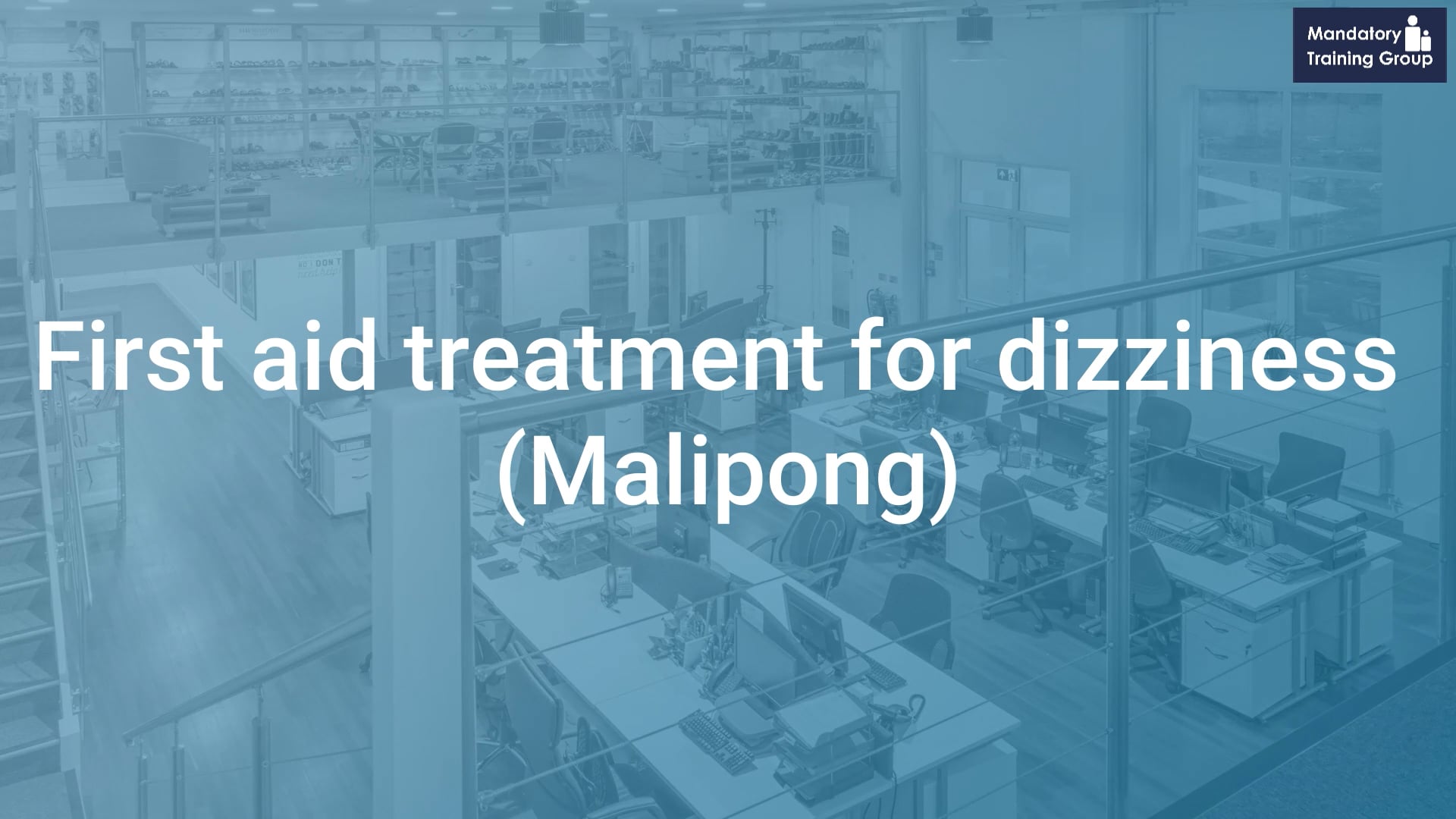 First aid treatment for dizziness (Malipong) on Vimeo