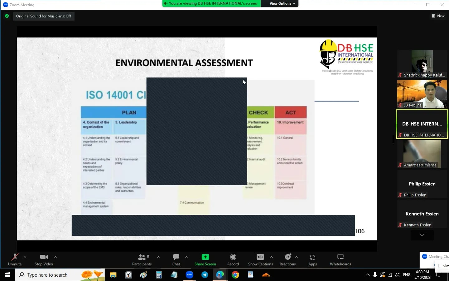 ADV.DIP.OSHEMS (EMS) - 5/10/2023, 4:39:16 PM on Vimeo