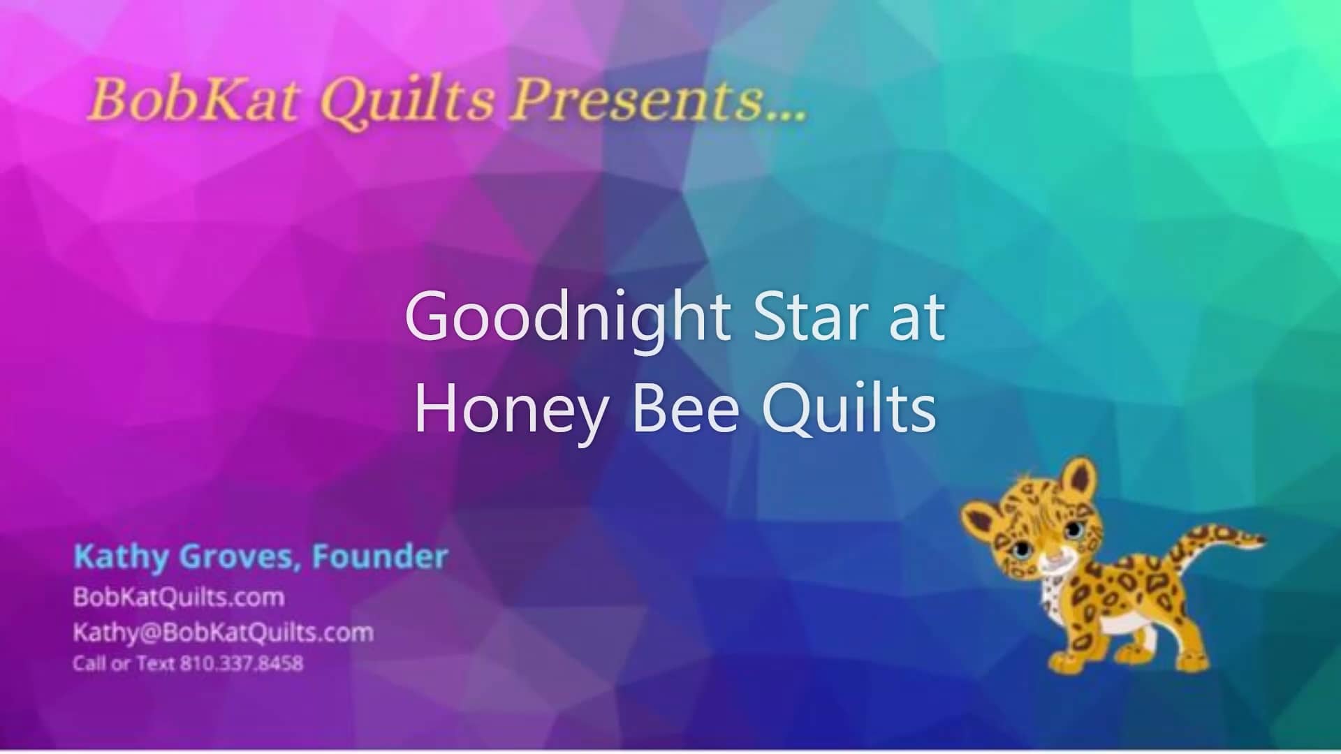 Goodnight Star General Info on Vimeo