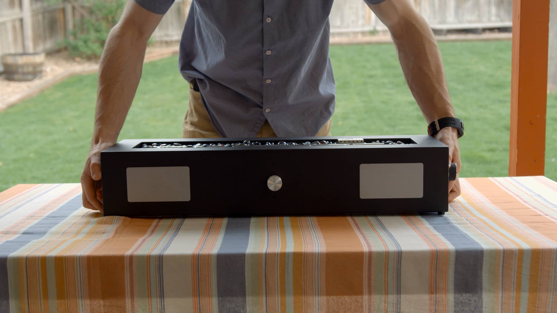 CASCADE TABLE TOP MUSIC FIRE PIT on Vimeo