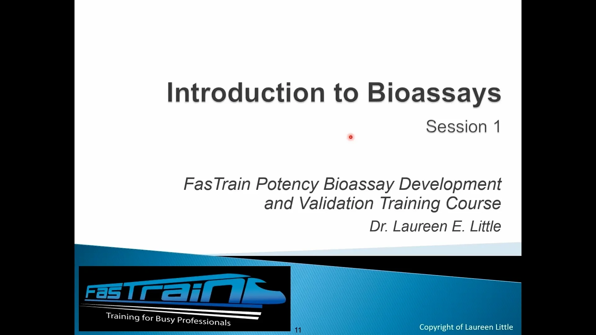 Watch BA-01: Introduction to Potency Bioassays - FasTrain Bioassay ...