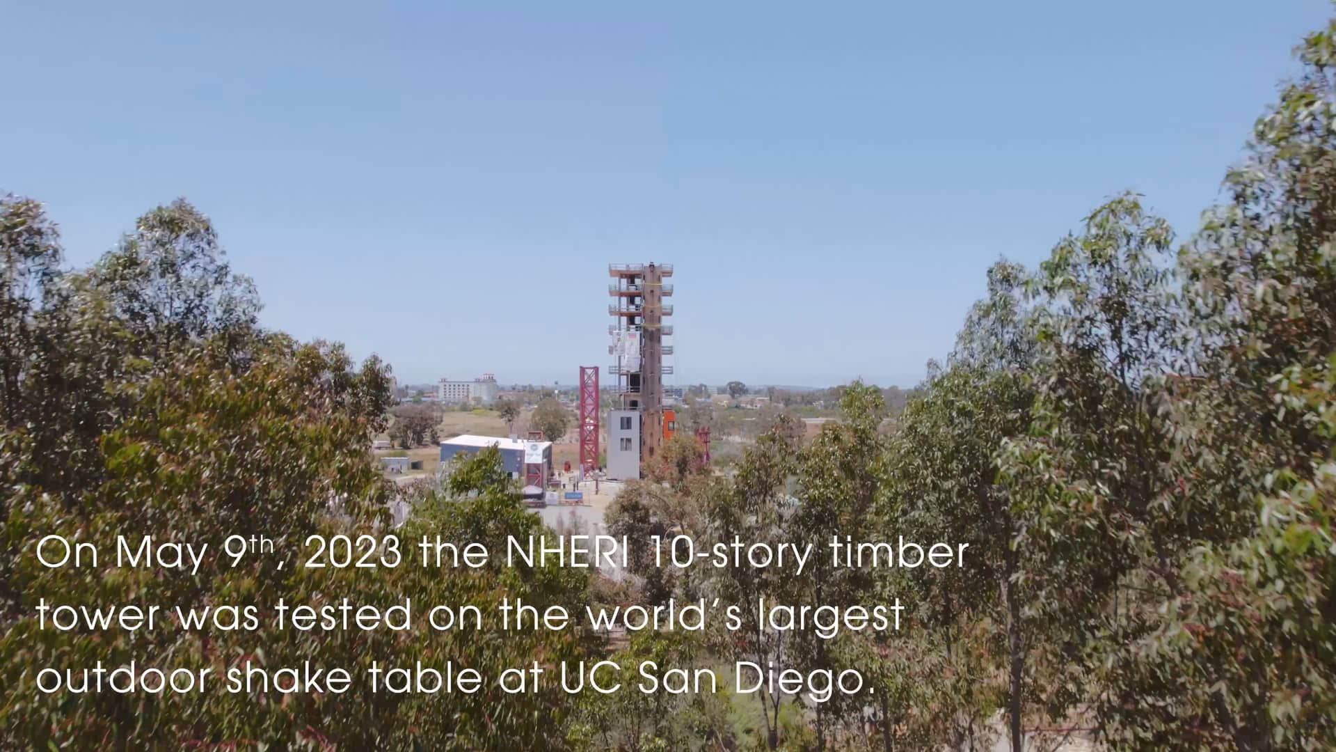 NHERI Tall Wood Project—Seismic testing of a 10-story mass timber ...