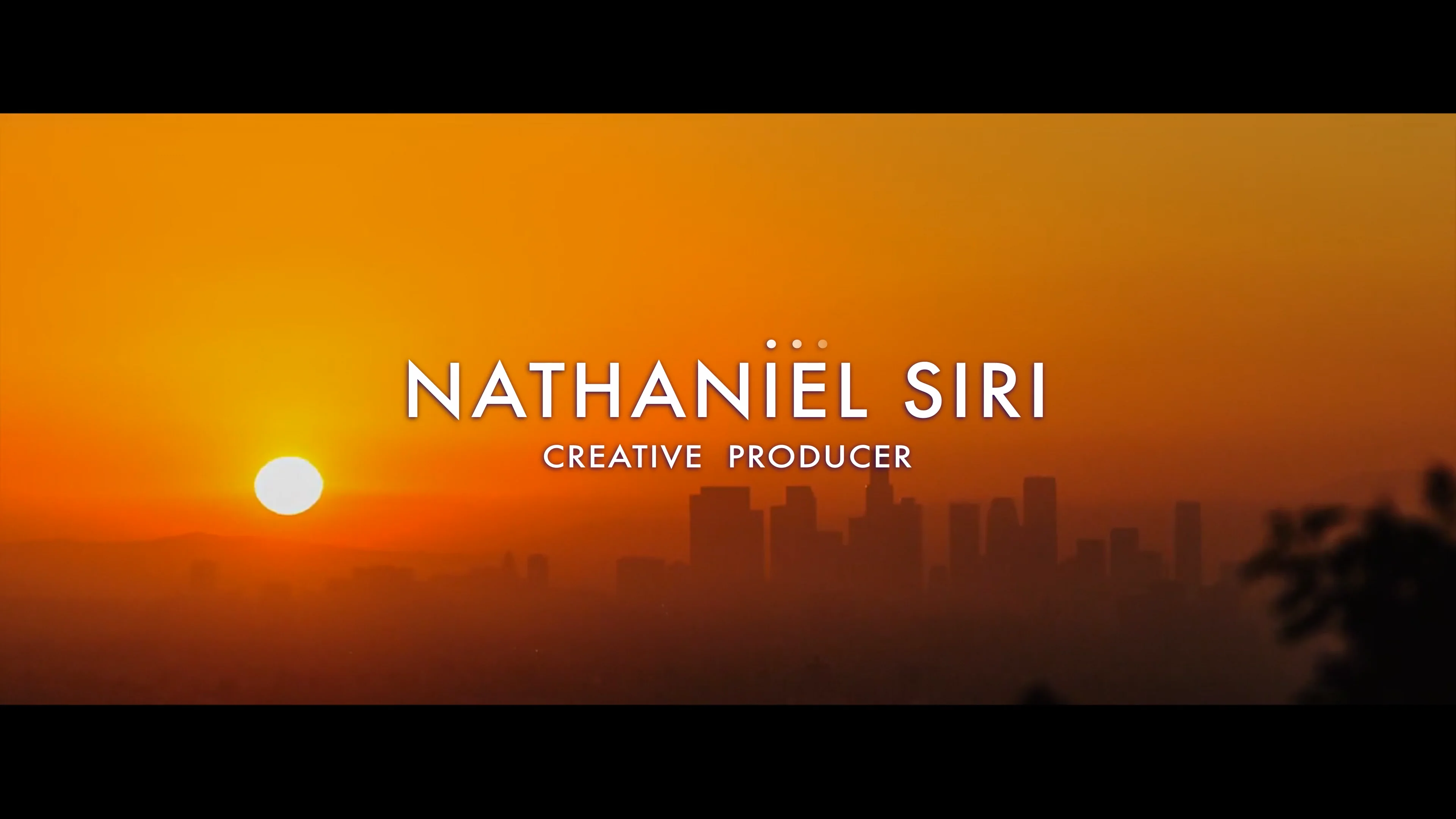 CREATIVE PRODUCER - Nathaniël Siri on Vimeo