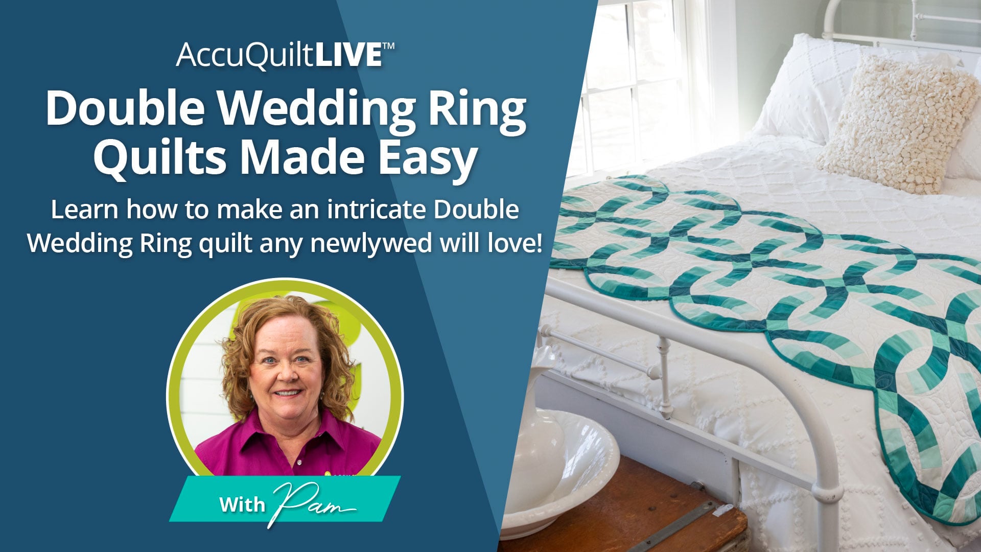 AccuQuilt Live: Double Wedding Ring Quilts Made Easy
