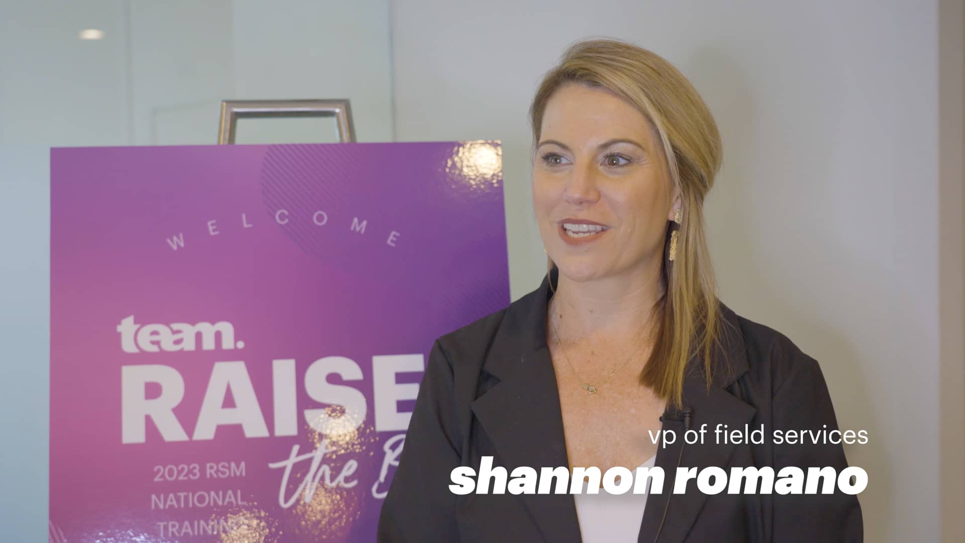 Shannon Romano, VP Field Services on Vimeo