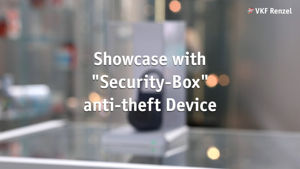 Витрина с устройство против кражба „Security-Box“