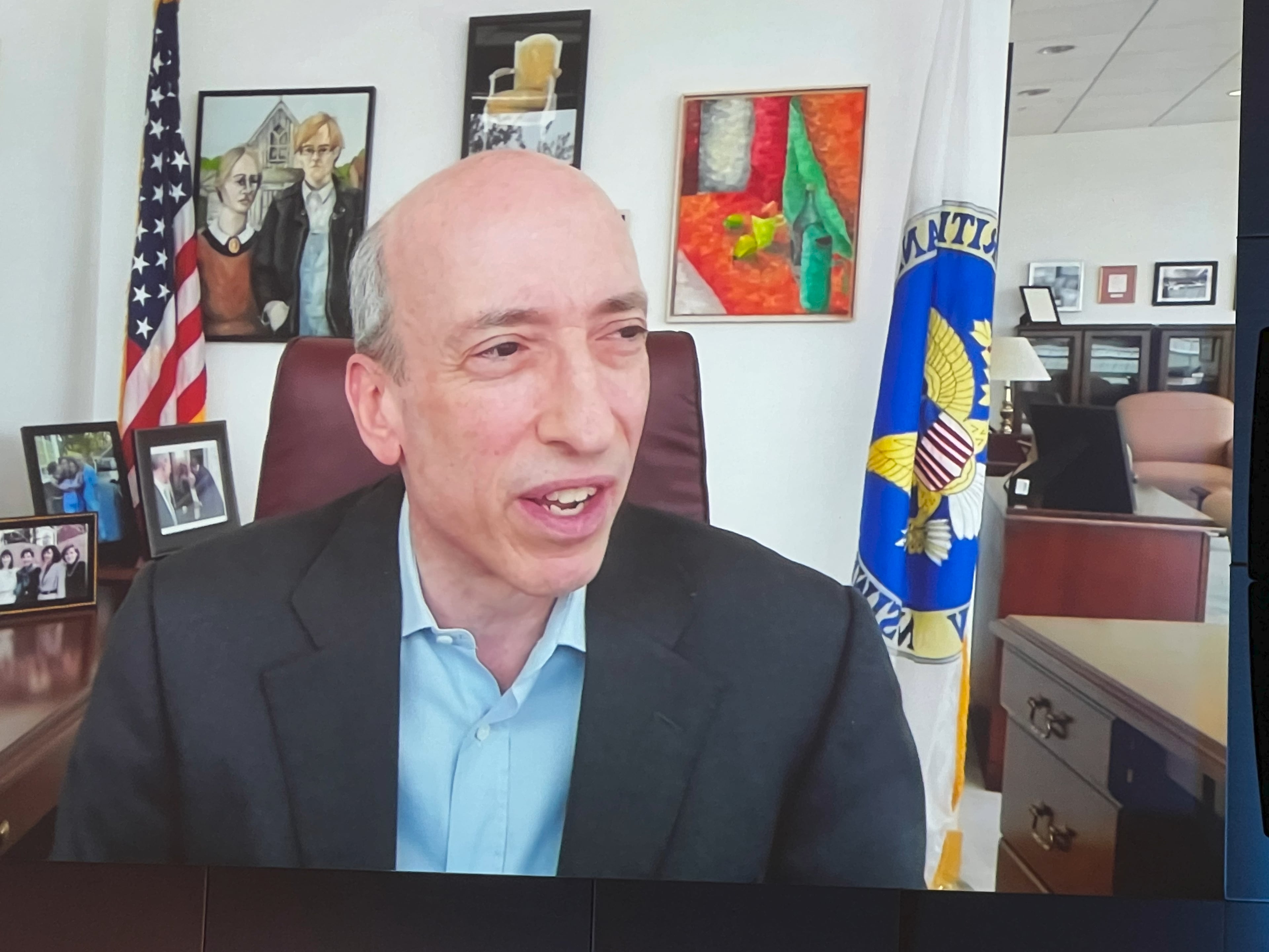 Gary Gensler ISDA AGM Speech Facial Expressions on Vimeo
