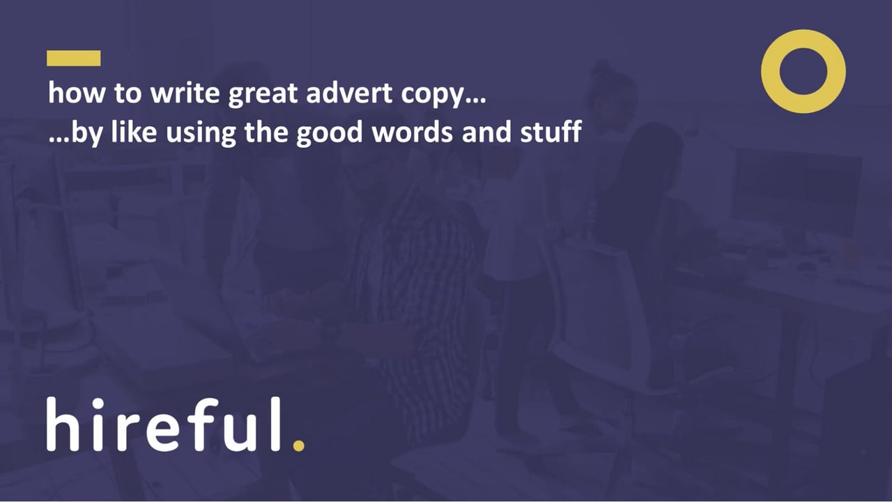 how to write great advert copy... by like using the good words and ...