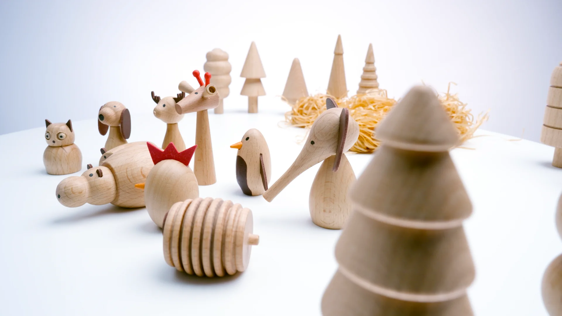 Commotion Toys - Wooden Animals