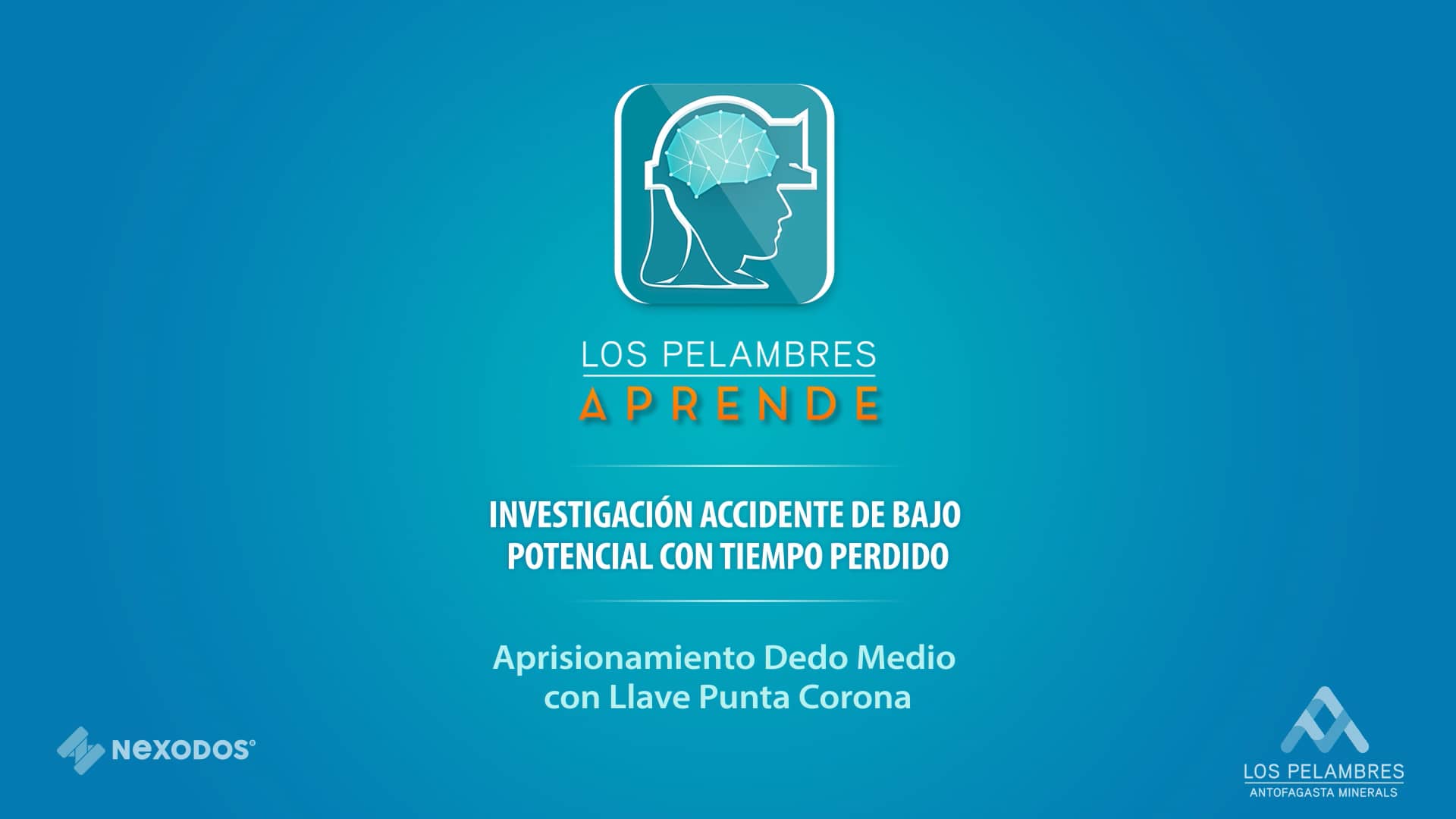 Los Pelambres Aprende mayo ACTP-Aprisionamiento dedo medio con llave ...