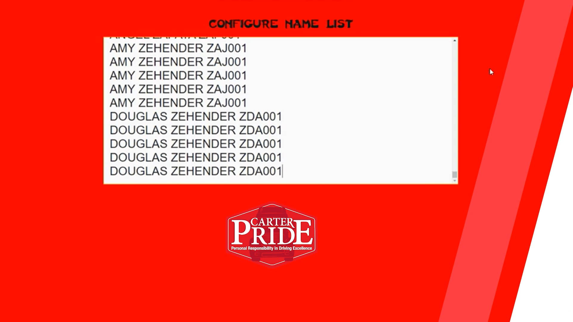 1st QTR Safety Raffle - Drivers on Vimeo