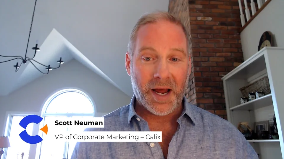 Scott Neuman (Calix) Testimonial on Vimeo